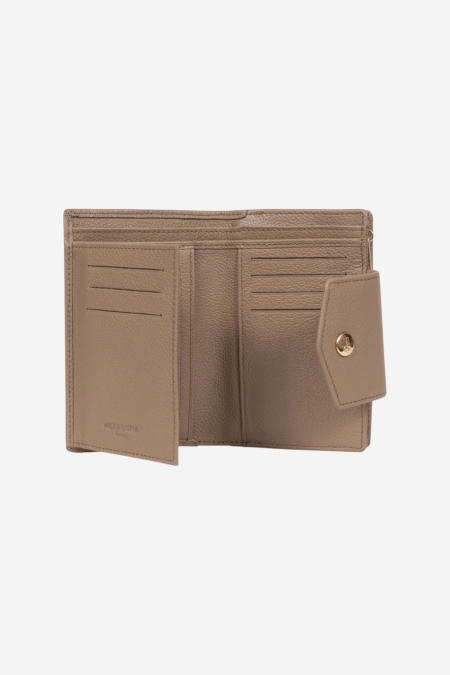 Portefeuille - 2 Volets - Stop Rfid - Cuir Hexagona Luna 688385 Sable ...